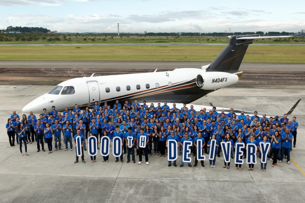 Embraer delivers its 1,000th business jet - Aviation24.be