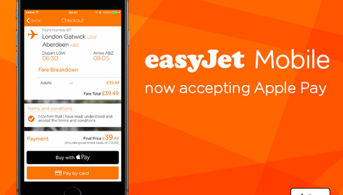 easyJet launches booking and payment by Apple Pay - Aviation24.be