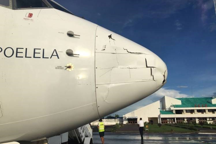 LAM aircraft landed with a ‘smashed nose’ - Aviation24.be